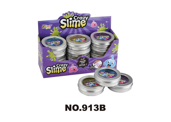 Safety 12 Color 3 Oz Children's Play Toys / Pressure Relieve Putty Crystal Slime Mud supplier