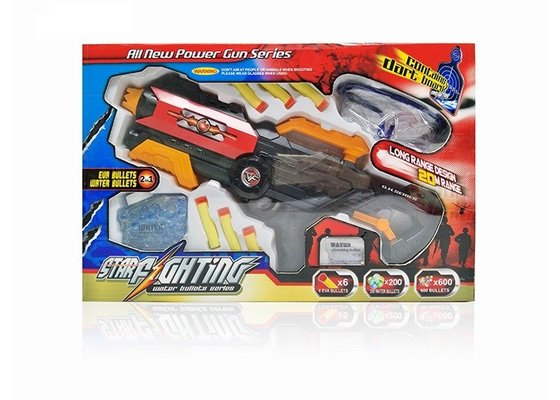 2 - In - 1 Powerful Shooting Gun Children's Play Toys W / 605 Water EVA Bullets supplier