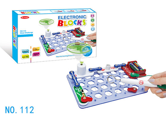 Electric Circuits Construction Building Blocks Toy / Diy Electronics Kits supplier