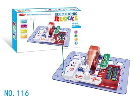 Electric Circuits Construction Building Blocks Toy / Diy Electronics Kits supplier