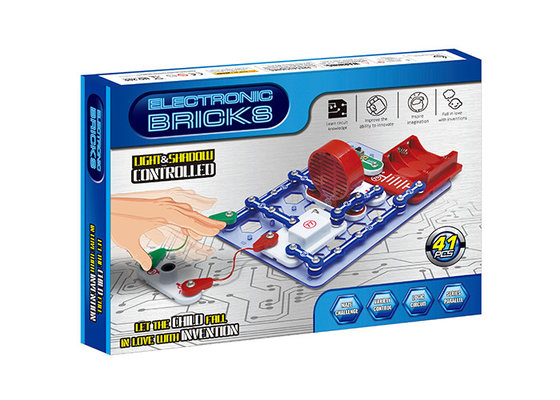 Electric Circuits Construction Building Blocks Toy / Diy Electronics Kits supplier