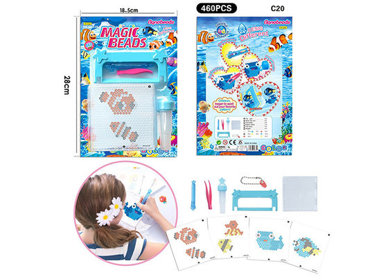 Arts And Crafts Water Spray Sticky Beads Kit DIY Jewel Educational 460 Pcs supplier