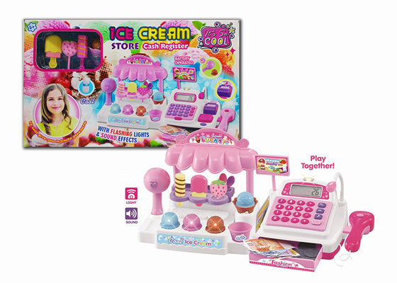 Ice Cream Store Electronic Cash Register Toy for Children with Sound & Light supplier
