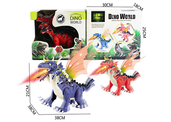 Educational Walking Dinosaur T - Rex Children's Play Toys W / Flapping Wings Sound Lights supplier