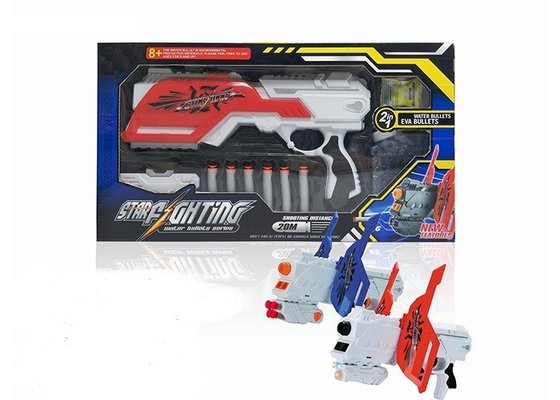2 In 1 EVA Water Bullet Shooting Blaster Gun Children's Play Toys Age 14 W / Glass supplier