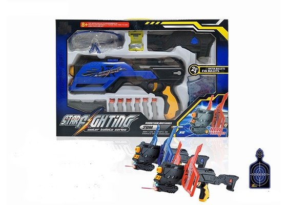 2 In 1 EVA Water Bullet Shooting Blaster Gun Children's Play Toys Age 14 W / Glass supplier