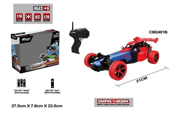 1 / 24 Scale 2.4G Children's Play Toys 14 KMH 2WD 60 Meters / Remote Control Toy Car supplier