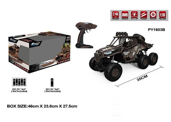 6WD Waterproof 1 / 16 Scale 2.4G Remote Control Rally Car For Kids 8 Year Old supplier