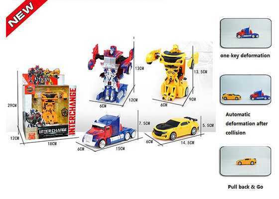 Non - Toxic Plastic Children's Play Toys / 3 In 1 Robot Car Transformer supplier