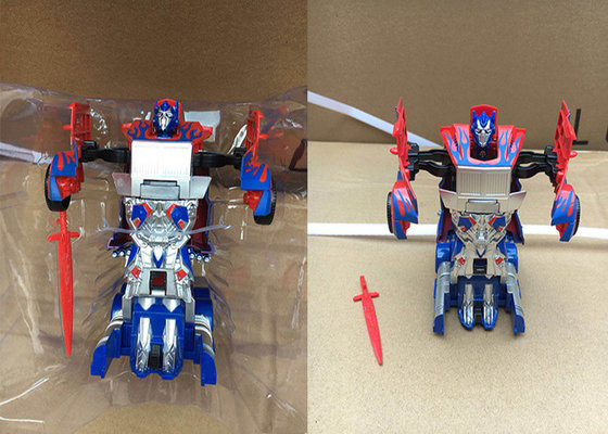 Non - Toxic Plastic Children's Play Toys / 3 In 1 Robot Car Transformer supplier