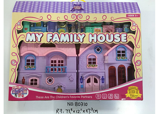 Collapsible Pretend Play Dollhouse Children's Play Toys With Light And Sound supplier