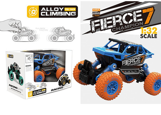 1 : 32 Alloy Climbing Vehicles Big Wheels Children's Play Toys Pull Back Go Power supplier