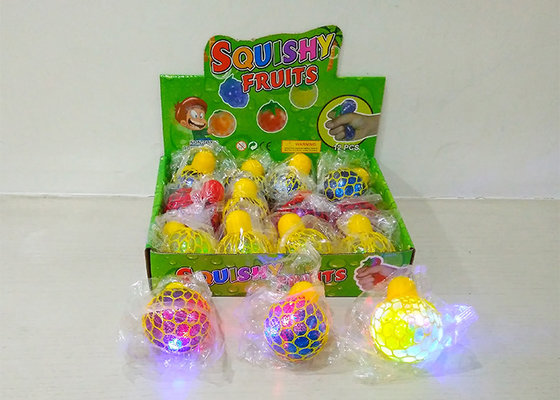 2 " Anti Stress Squeeze Ball Rainbow Color Children's Play Toys W / Light Green supplier