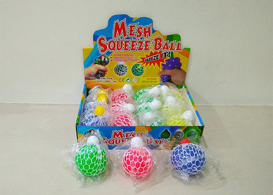 2 " Anti Stress Squeeze Ball Rainbow Color Children's Play Toys W / Light Green supplier