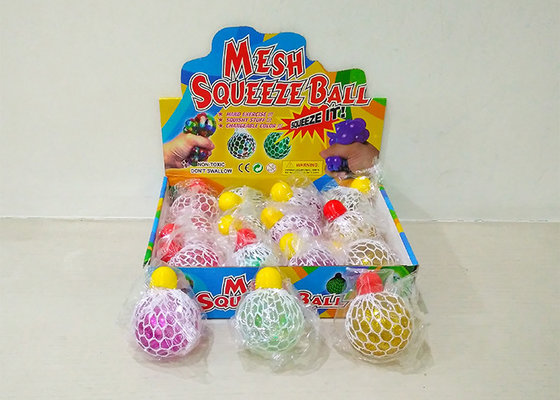 2 " Anti Stress Squeeze Ball Rainbow Color Children's Play Toys W / Light Green supplier