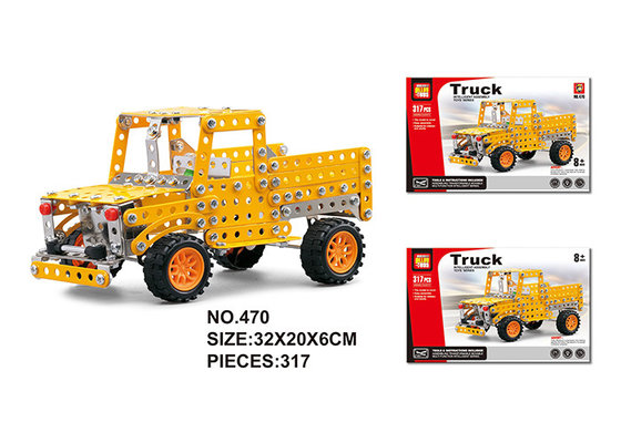 EN71 7P Alloy Assembling Children'S Building Blocks 563 Pcs DIY Educational supplier