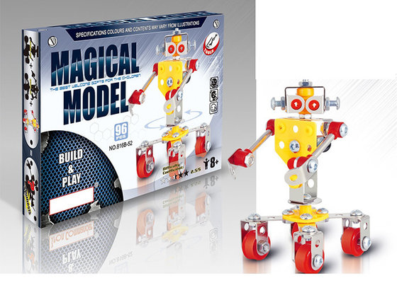 Assembly STEM Metal Building Blocks Educational Toys Trains For Kids 353 Pcs supplier