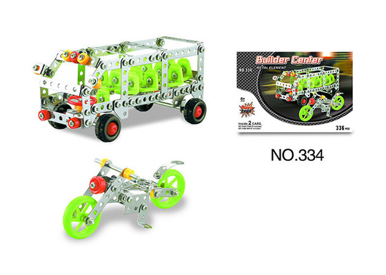 STEM Learning 438 Pcs Building Blocks Toys For 8 Year Olds Metal Assembly Vehicle supplier