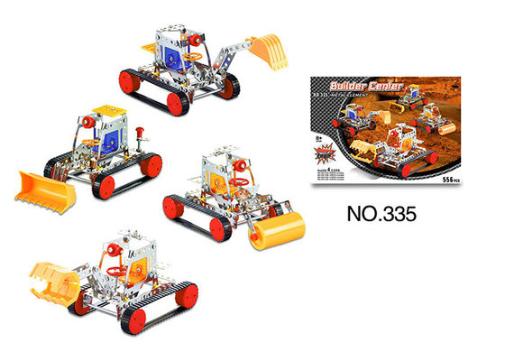 STEM Learning 438 Pcs Building Blocks Toys For 8 Year Olds Metal Assembly Vehicle supplier