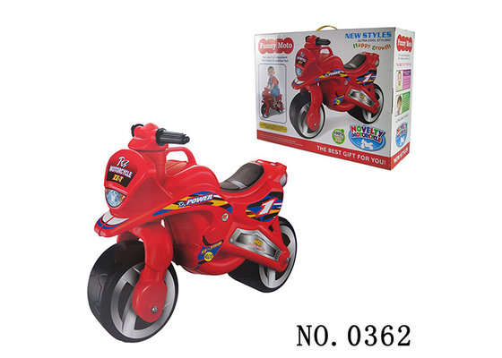 Red Balance Slide Ride On Motoycycle Toy For Toddler 2  ~ 6 Years Old Non - Toxic supplier