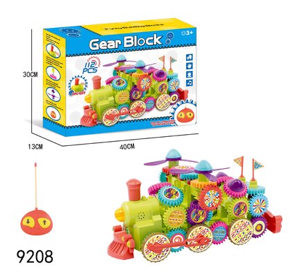 Remote Control DIY Gear Building Blocks Educational Toys W / Light Music 84 Pcs supplier