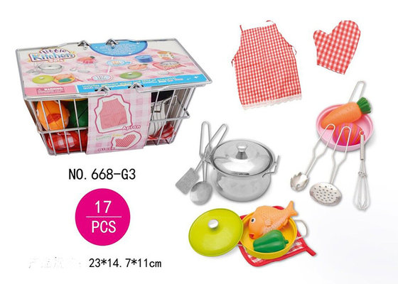 36 Pcs Stainless Steel Kitchen Set Children's Play Toys Pretend Play Cookware supplier