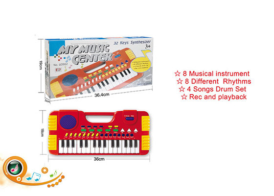 Blue 32 Keys Electric Keyboard Children's Play Toys Piano Instrument 37 Synthesizer supplier