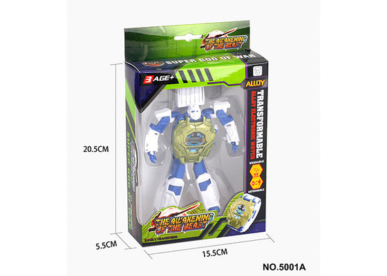 8 " Alloy Tramsformable Robot Watch Children's Play Toys W / Real Time Date Display supplier