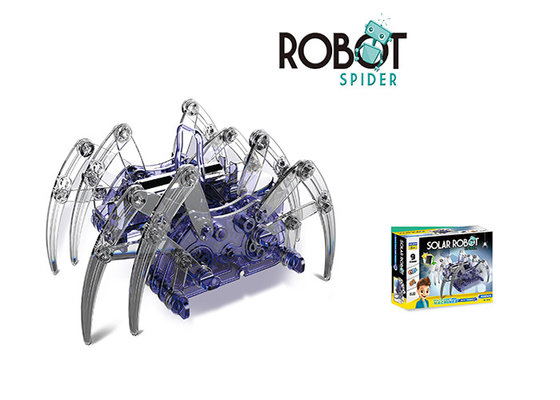STEM Learning Assembly Electric Robot Spider Toy / Diy Blocks For Kids supplier