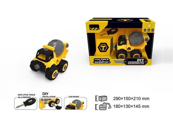 DIY Assembly Construction Vehicles Educational Building Toys For Toddlers 3 - Year Old supplier