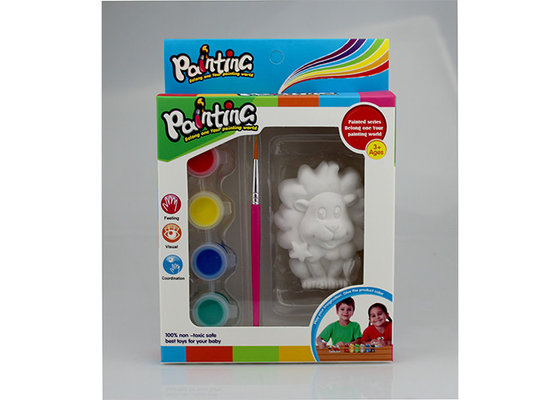 Arts And Crafts DIY Plaster Painting Kits For Christmas Gift 4 Colors EN71 8P ASTM HR4040 supplier