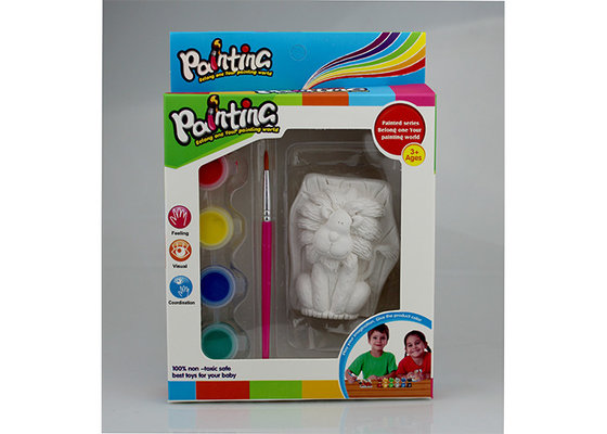 Arts And Crafts DIY Plaster Painting Kits For Christmas Gift 4 Colors EN71 8P ASTM HR4040 supplier