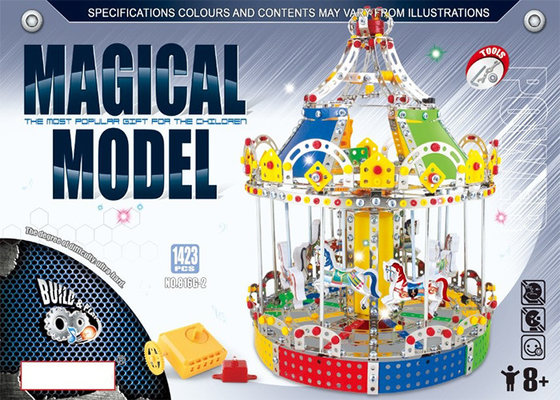 Music 954 Pcs DIY Metal Building Blocks Educational Toys For Kids Age 8 supplier