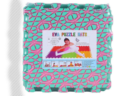 15 " Soft EVA Foam Puzzle Mat / 1cm - 2cm Thickness Interlocking Floor Tiles supplier