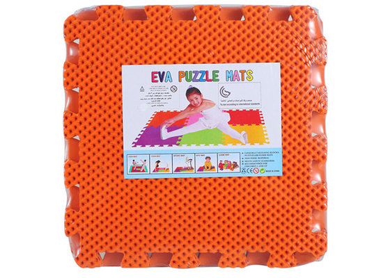 15 " Soft EVA Foam Puzzle Mat / 1cm - 2cm Thickness Interlocking Floor Tiles supplier