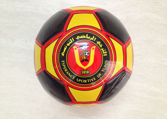 23 CM Dia PU Leather Soccer Ball Children's Play Toys Matte Laser Metallic Football supplier