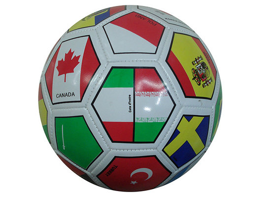 23 CM Dia PU Leather Soccer Ball Children's Play Toys Matte Laser Metallic Football supplier