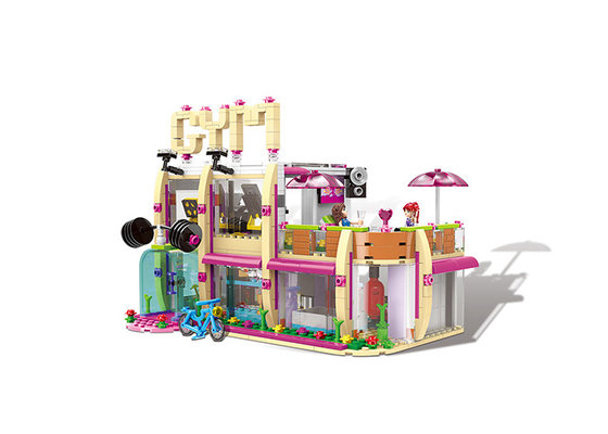 453 Pcs City Girl Plastic Building Blocks Educational Toys Age 6 Lego Style supplier
