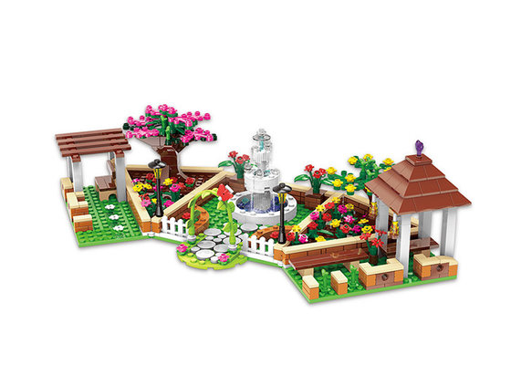 DIY School Villa Hospital Plastic Building Blocks For Kids Toys 100% Non - Toxic supplier