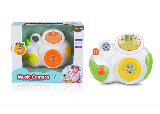Frog Music Drum Piano Newborn Baby Toys W / Lights Educational Instrument supplier