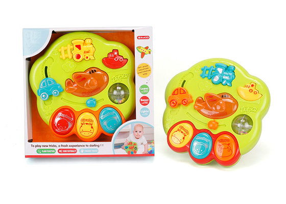 Frog Music Drum Piano Newborn Baby Toys W / Lights Educational Instrument supplier