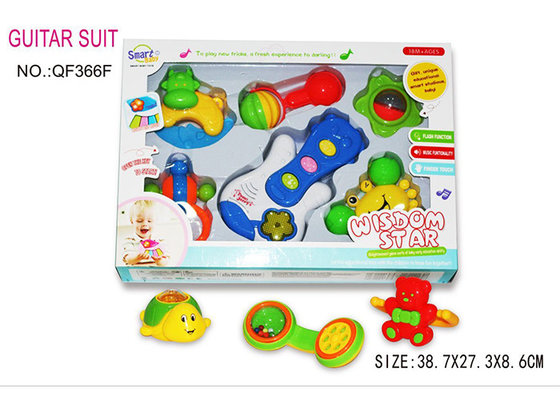 6 Pcs Plastic Kids Music Piano Baby Rattle Teether Toddler Instrument supplier