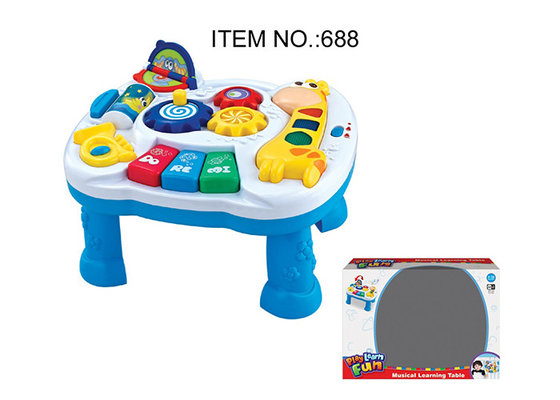 Toddler Musical Learning Table Infant Baby Toys 12 Months With Light & Sound supplier