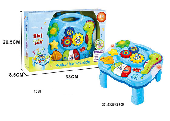 Toddler Musical Learning Table Infant Baby Toys 12 Months With Light & Sound supplier