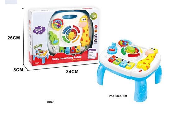 Toddler Musical Learning Table Infant Baby Toys 12 Months With Light & Sound supplier