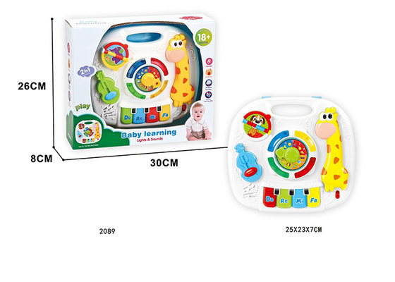 Piano Musical Learning Table Infant Baby Toys W / Sound Light + 18 Month Red supplier