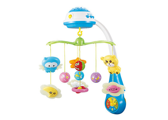 8 Melodies Musical Crib Mobile Bed Ring Infant Baby Toys W / Remote Control Light supplier