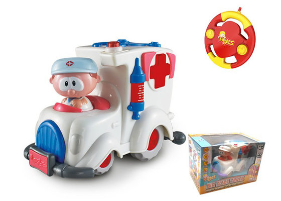 Toddler Plastic RC Cartoon Block Cars Infant Baby Toys 18 Months Radio Control supplier