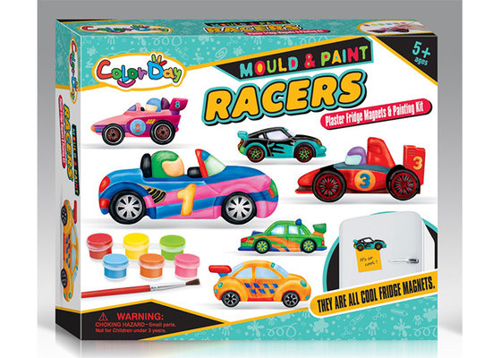 Safe Non - Toxic Plaster Coloring Toy Car For Child Age 5 12 Molds EN71  ASTM supplier
