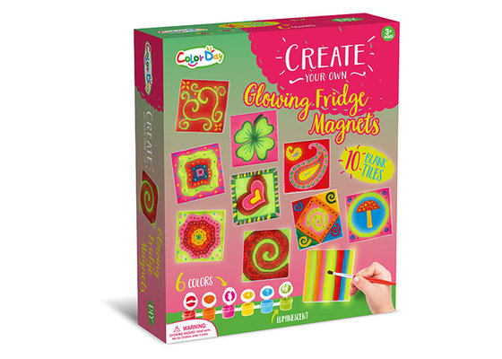 Educational 12 Pcs Plaster Beauty Set Arts And Crafts Toys DIY Coloring Age 5 supplier